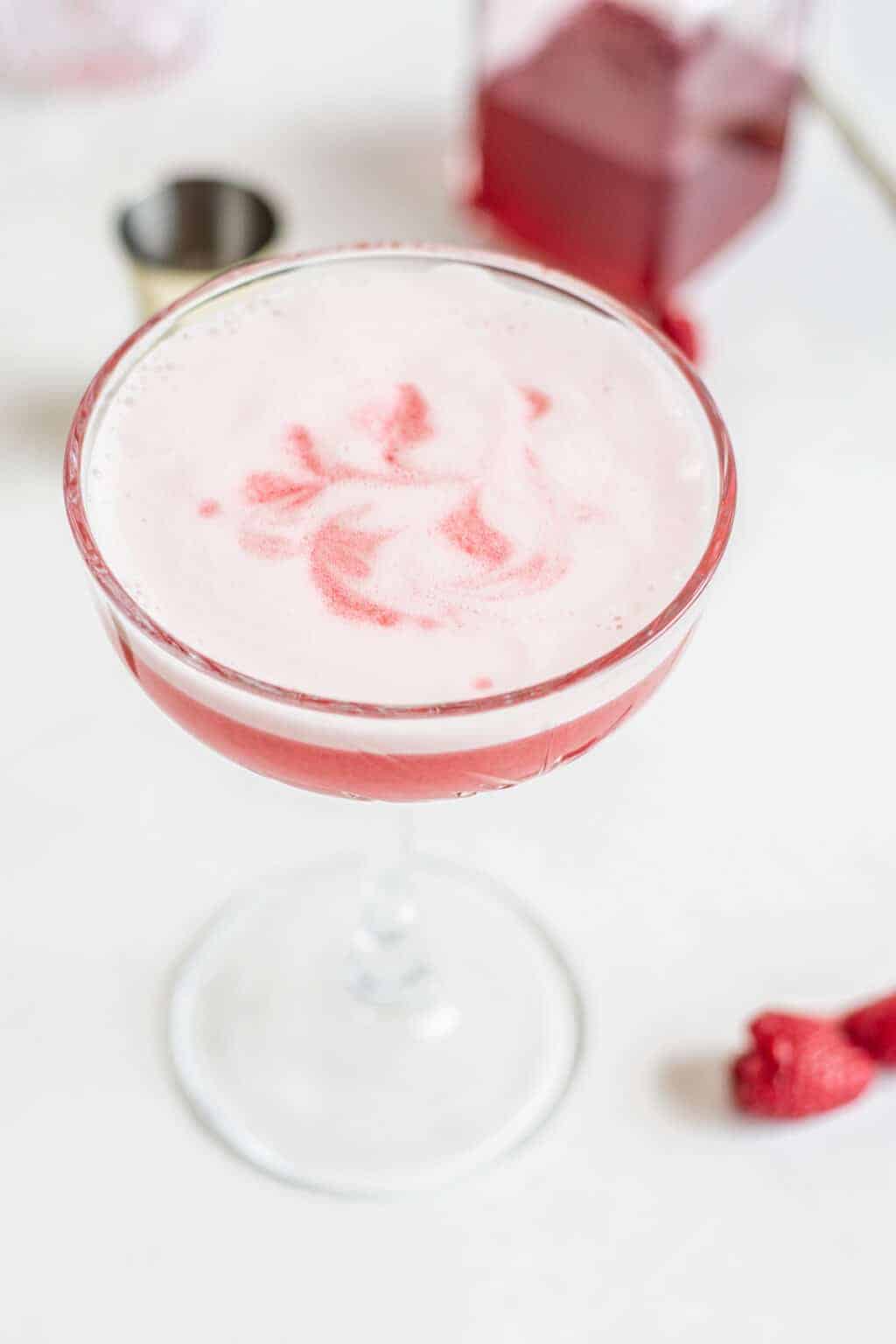 Raspberry Gin Sour - Mint and Twist