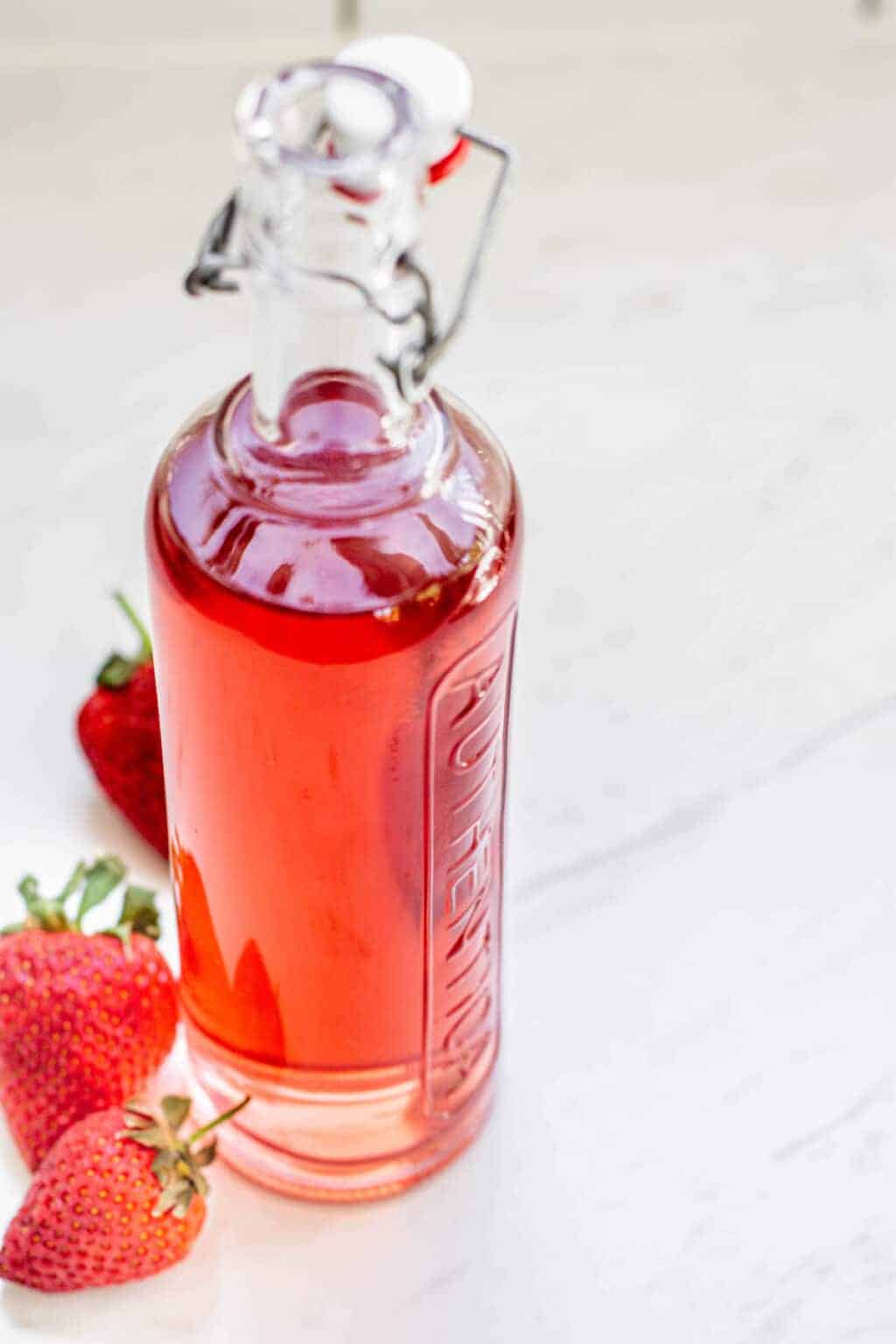 Strawberry Infused Vodka - Mint and Twist