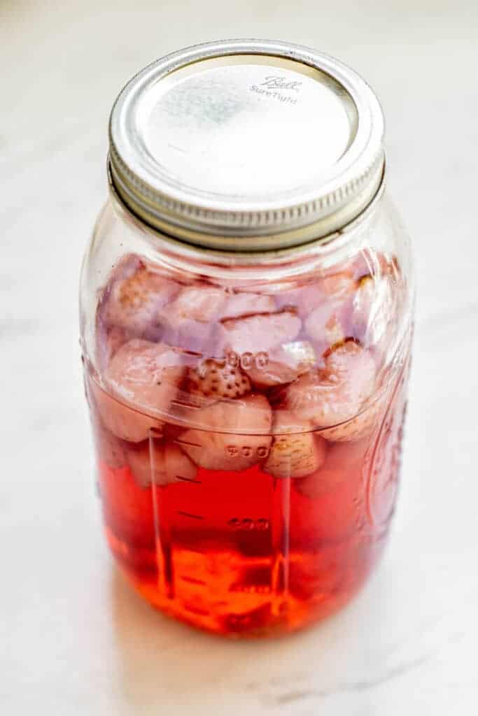 Strawberry Infused Vodka - Mint and Twist