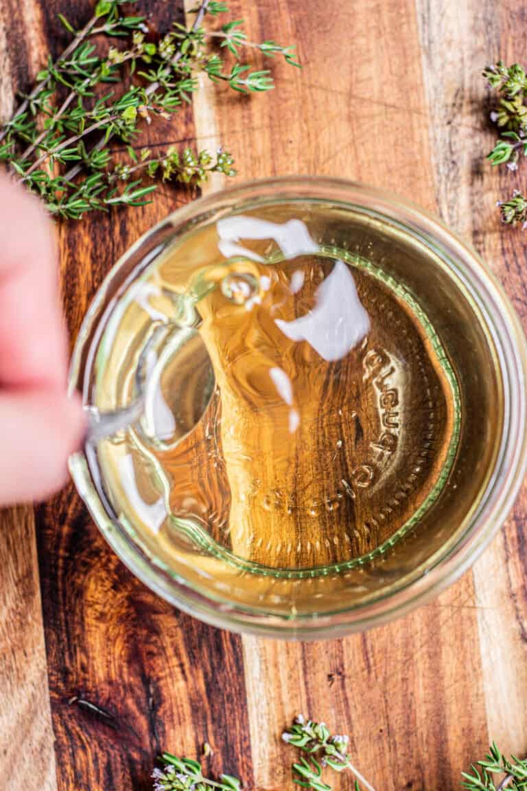 Thyme Simple Syrup - Mint and Twist