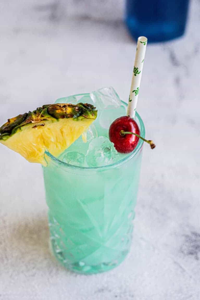 Blue Hawaiian Mocktail - Mint and Twist