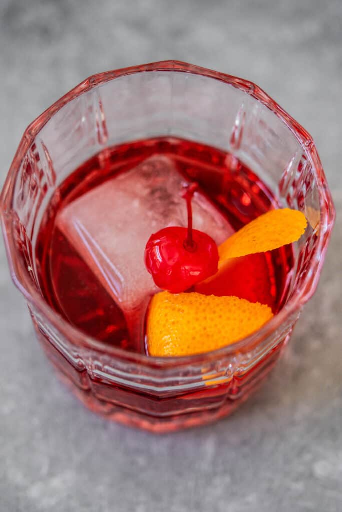 Cherry Negroni - Mint and Twist