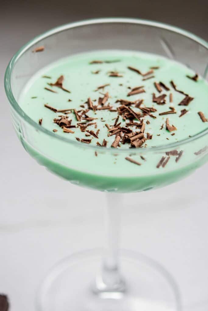 Classic Grasshopper Cocktail - Mint and Twist