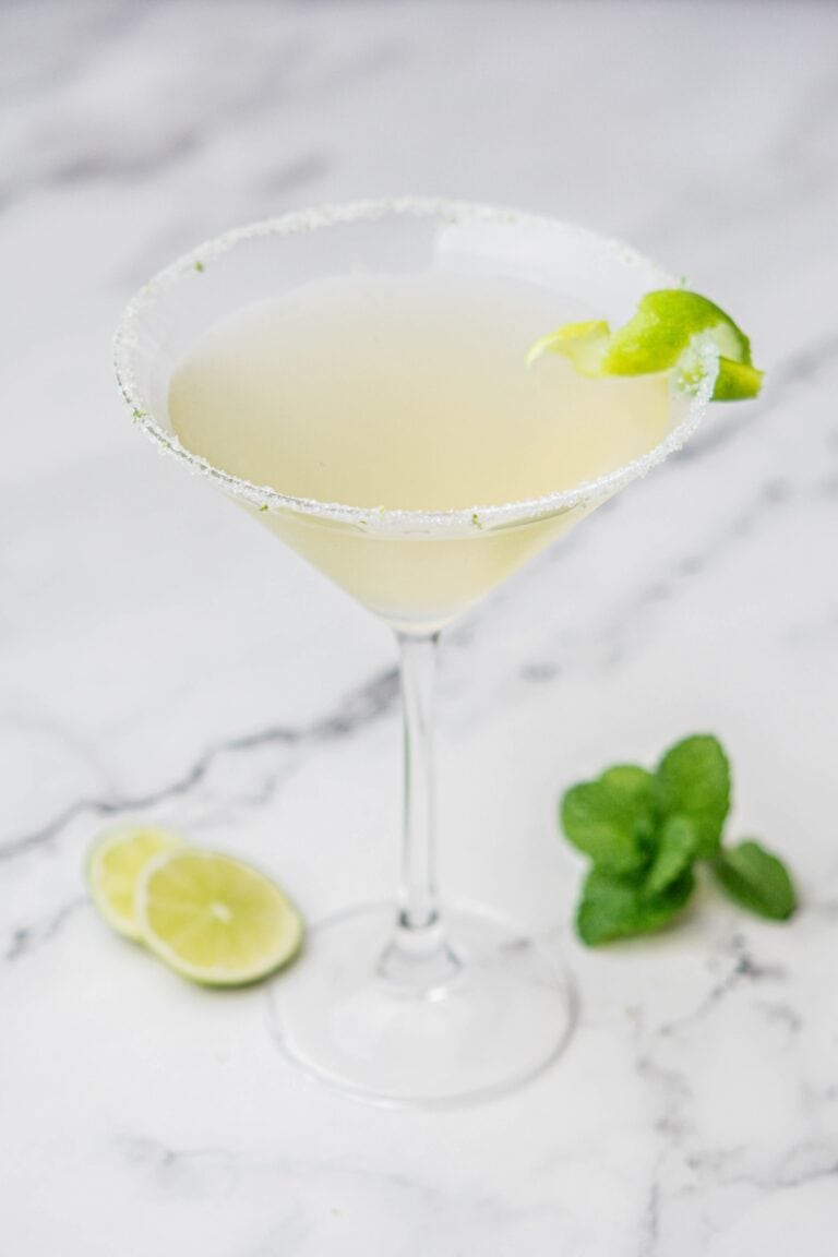Lime Drop Martini - Mint and Twist