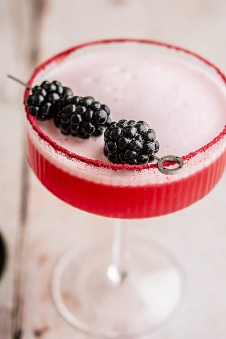 Blackberry Gin Sour - Mint and Twist