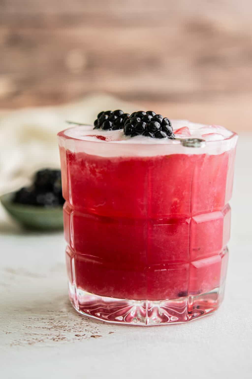 Blackberry Whiskey Sour - Mint and Twist